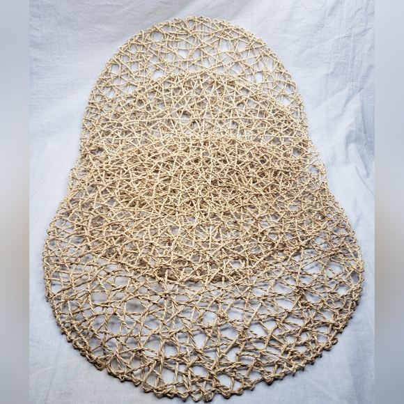 Unbranded | Dining | Boho Natural Open Weave String Placemates 4 Round ...